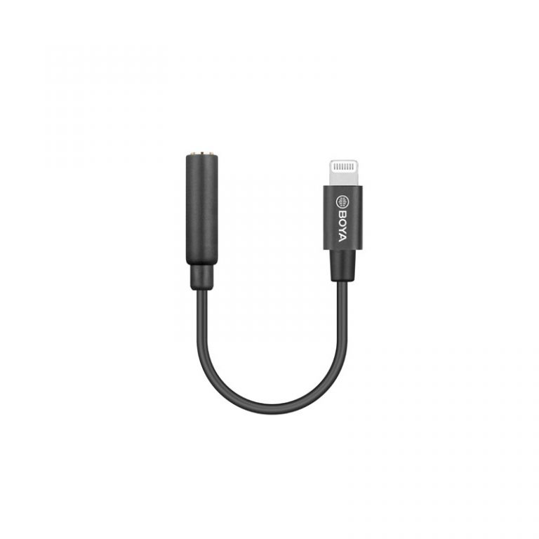 Boya BY-K3 Cable macho lightning – hembra TRRS – Hanuman